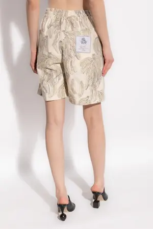 Jacquemus Patterned Cotton Shorts