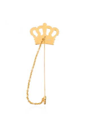 Moschino Crown-shaped Brooch