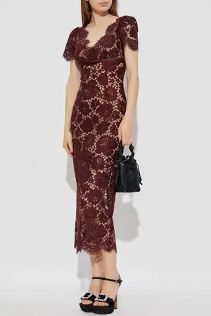 SELF-PORTRAIT Lace Midi Dress