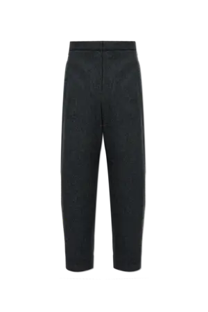 JIL SANDER Virgin Wool Wide-leg Trousers