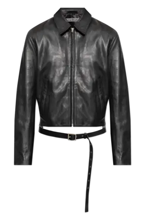 Acne Studios Leather Jacket - Black