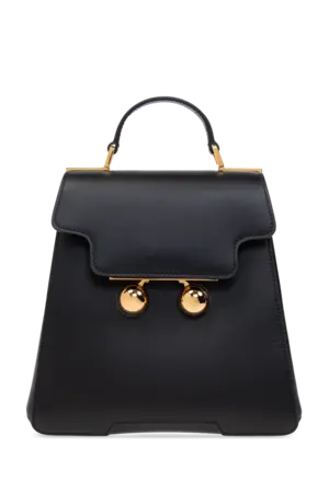 Marni Leather Backpack - Black