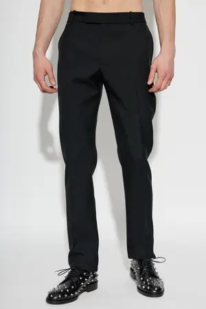 Alexander McQueen Creased Trousers