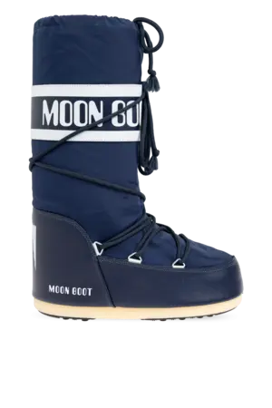 Moon Boot Icon Nylon Snow Boots - Navy Blue