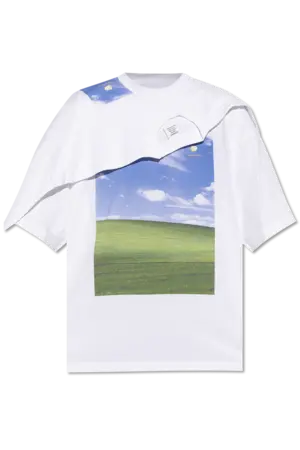 Vetements Printed T-shirt - White