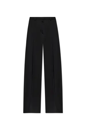 Balmain Straight Leg Trousers With Seam Detailing