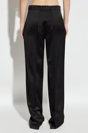 Balmain Straight Leg Trousers With Seam Detailing