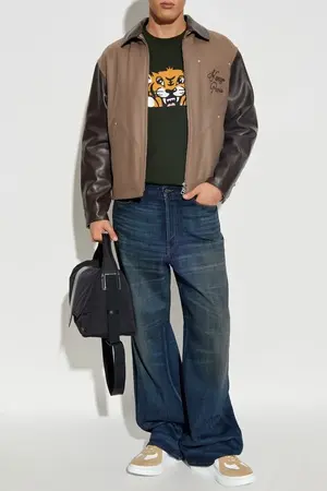 Kenzo Wool Bomber Jacket - Brown