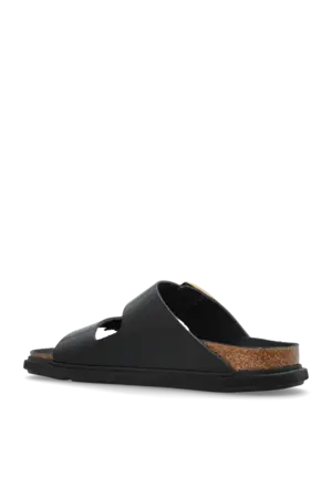 BIRKENSTOCK Arizona Droplet Buckle Slides - Black