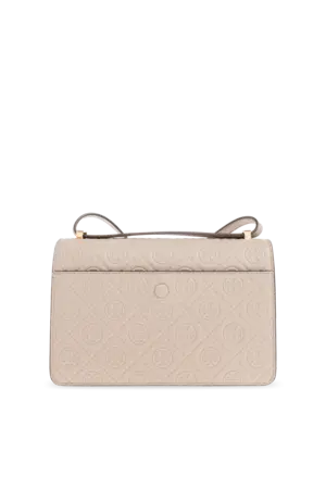 Tory Burch T Monogram Pebble Shoulder Bag - Grey