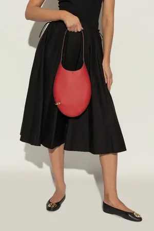 Tory Burch Pierced Shoulder Bag - Red