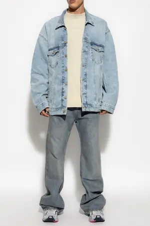 Balenciaga Denim Jacket With Vintage Effect