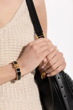 Tory Burch Logo Bangle - Black