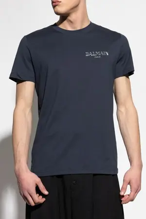 Balmain T-shirt With Printed Logo