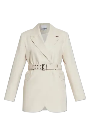 GANNI Belted Blazer