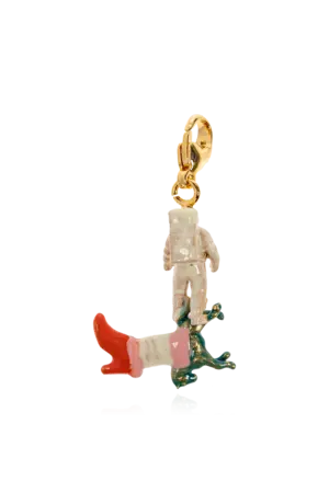 Marni Letter 'l' Pendant With Astronaut Motif - Multicolour
