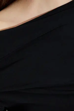Jacquemus Draped Maxi Dress - Black