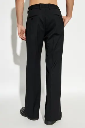 Dolce & Gabbana Wool Trousers With Creases