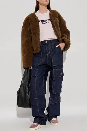 Dsquared2 Eros" Boyfriend Jeans With Cargo Pockets