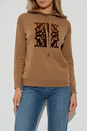 Max Mara Taddeo Wool Sweatshirt - Brown