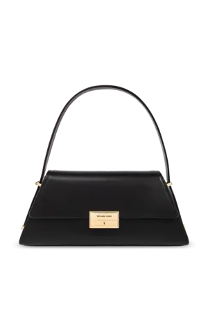 Michael Kors Shoulder Bag In Genuine Leather - Black