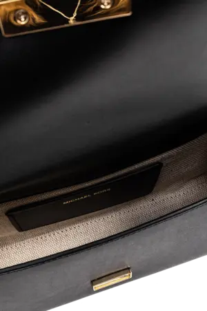 Michael Kors Shoulder Bag In Genuine Leather - Black