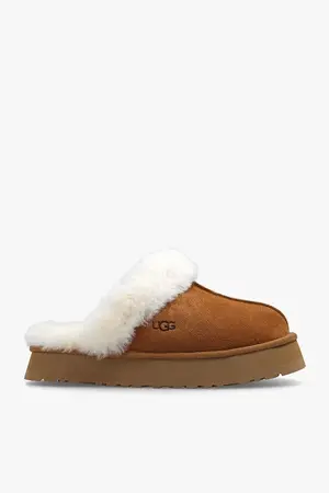 UGG Disquette Suede Slides - Brown