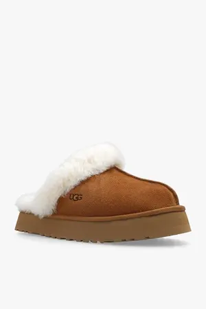 UGG Disquette Suede Slides - Brown