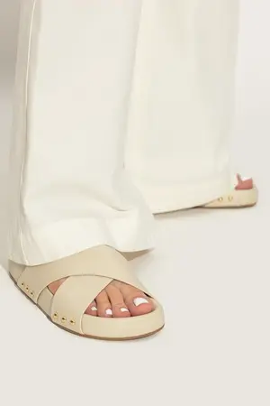 Chloé Mae Leather Sandals