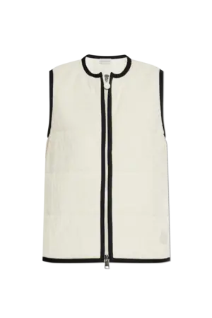Moncler Smanicato' Sleeveless Vest - Cream