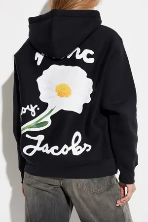 Marc Jacobs Daisy Graphic Hoodie - Black