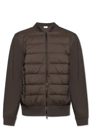 Moncler Cardigan With Quilted Front