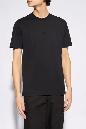 Givenchy T-shirt With Monogram - Black
