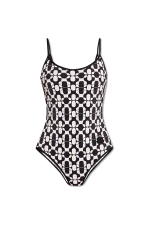 Moncler Geometric One-piece Swimsuit - Black