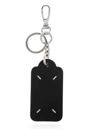 MAISON MARGIELA Keyring With Logo - Black