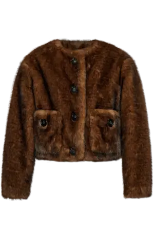 Marc Jacobs Faux Fur Jacket