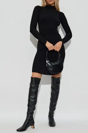COURREGES Ribbed Mini Dress