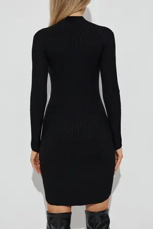 COURREGES Ribbed Mini Dress