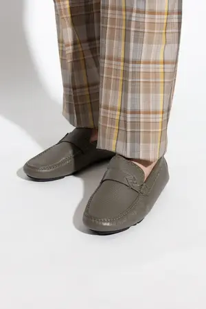Fendi Leather Loafers