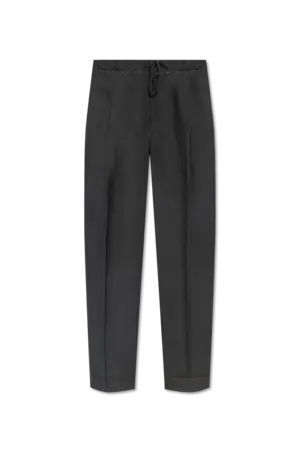 MAISON MARGIELA Creased Pleated Trousers - Grey