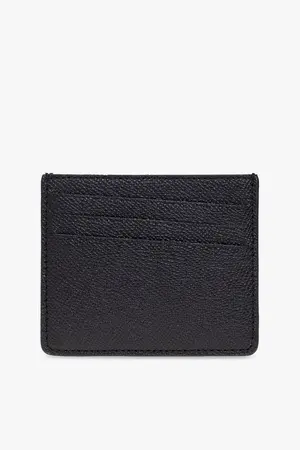 MAISON MARGIELA Leather Card Case - Black