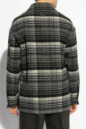 Fendi Flannel Wool Shirt