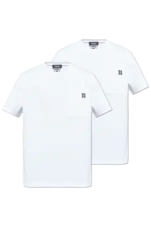 Dsquared2 2-pack Of T-shirts With Logo - White