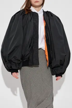 Balenciaga Draped Bomber Jacket