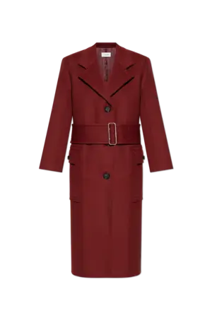 FERRAGAMO Wool And Cashmere Blend Coat - Red