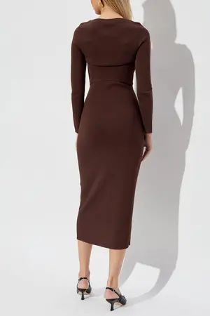 Cult Gaia Jenny Dress With Top - Brown
