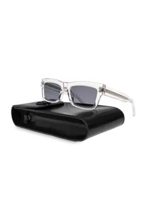 Valentino Garavani Rectangular Sunglasses With Logo - White