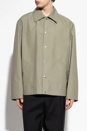 JIL SANDER Collared Jacket - Green