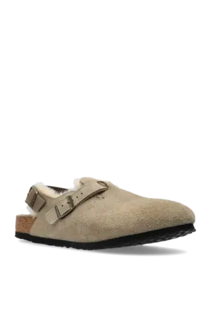 BIRKENSTOCK Tokio Inside Shearling Shoes - Beige