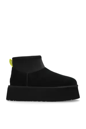 UGG Classic Mini Dipper Platform Snow Boots - Black